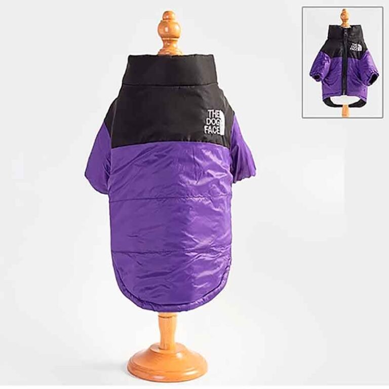 Parka Para Perros Dog Face Morada